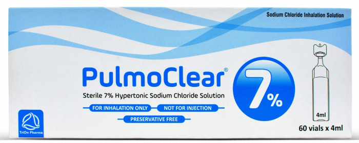 Buy PULMOCLEAR 7% Hypertonic Sodium Chloride Inhalation Solution 60 x ...